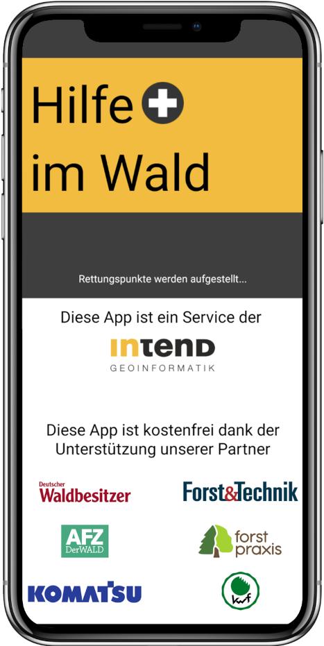 Hilfe im Wald App | INTEND Geoinformatik GmbH